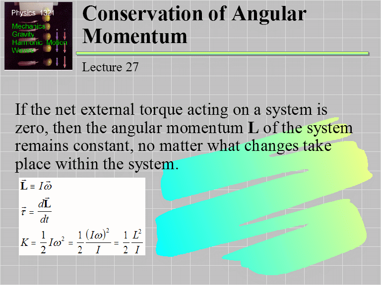 Conservation of Angular Momentum